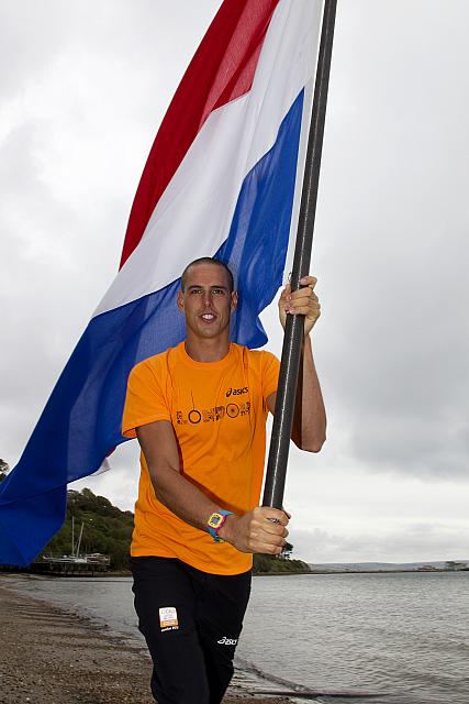 Dorian van Rijsselberge vaandeldrager